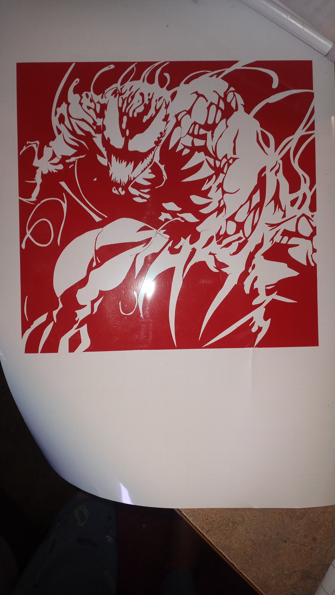 Carnage Glossy Vinyl Decal - Etsy