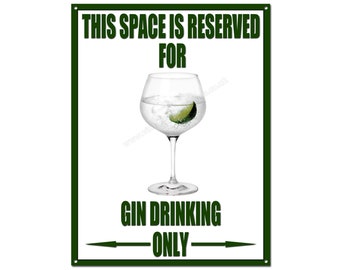 Space Reserved Sign - Etsy