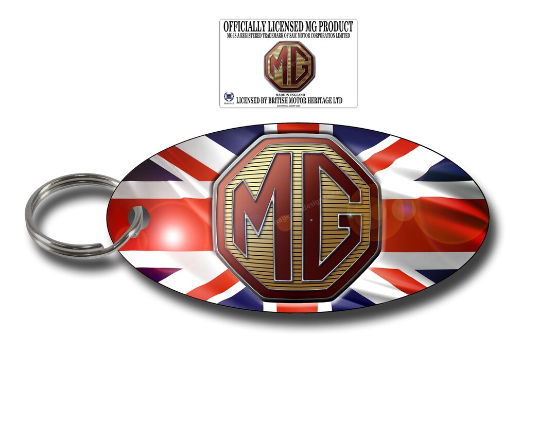MG Metal Key Ring Officially Licensed MG Metal Oval Key Ring / - Etsy