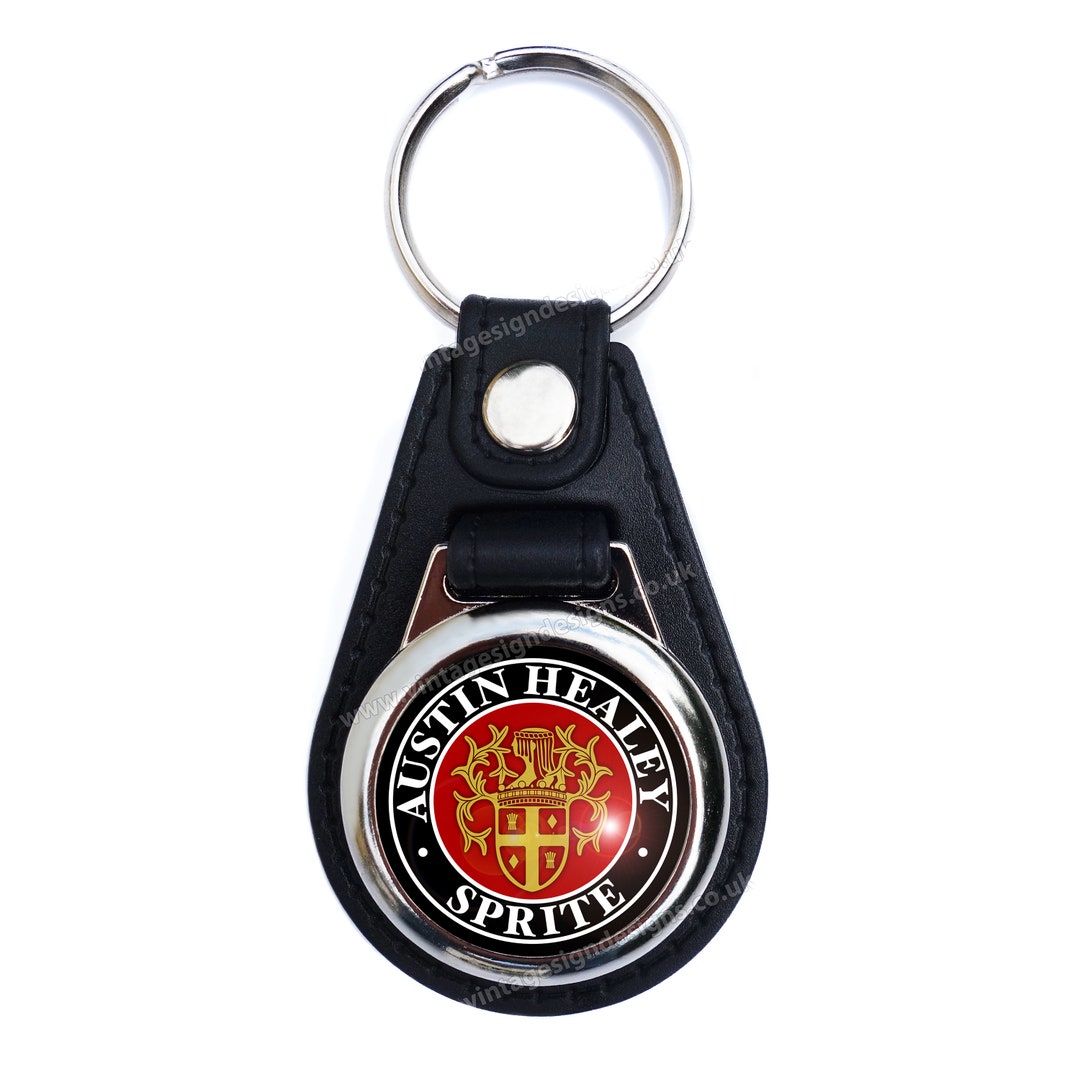 Austin Healey Sprite Round Key Ring / Fob. - Etsy
