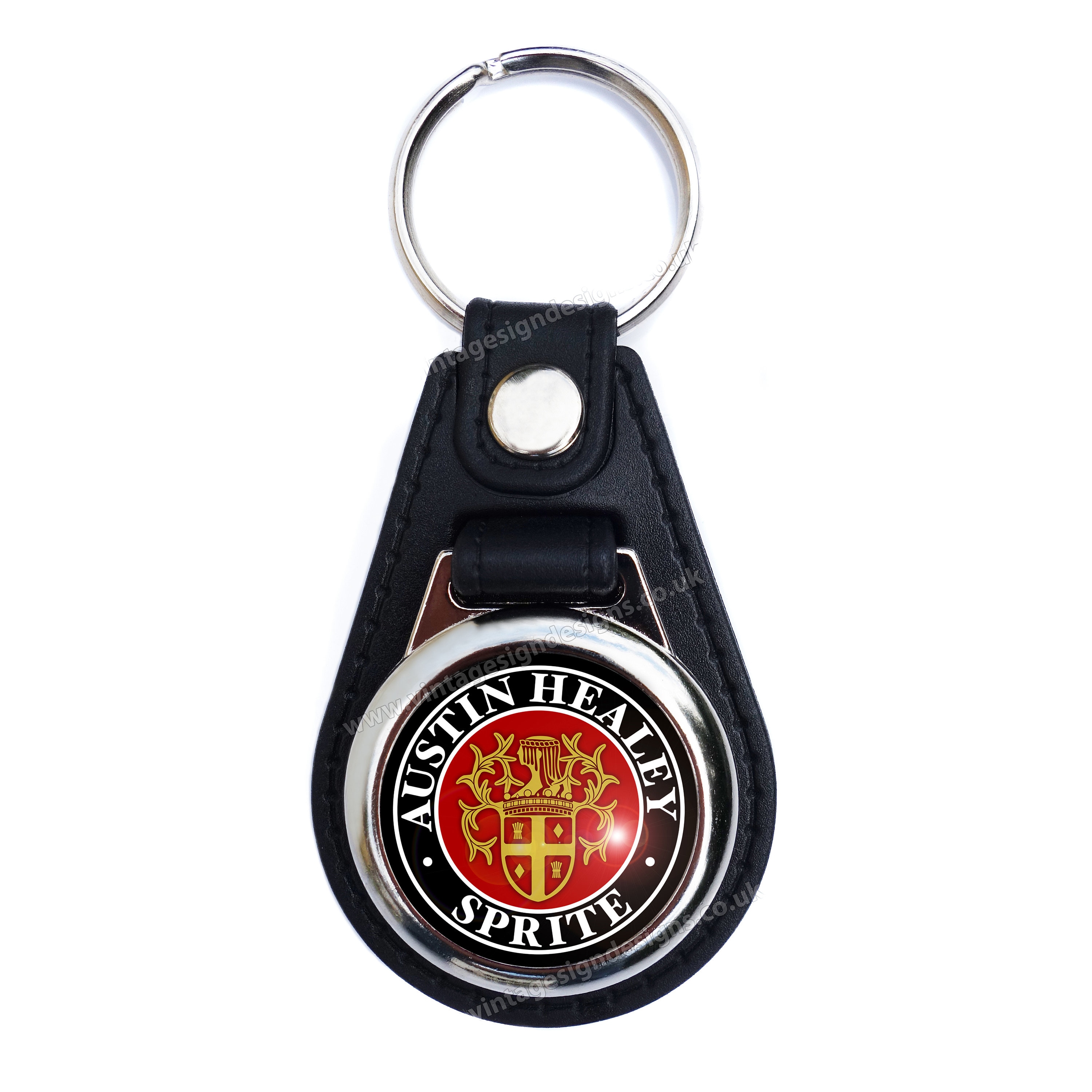 Austin Healey Sprite Round Key Ring / Fob. - Etsy