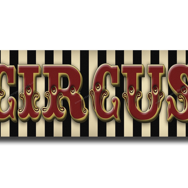 Vintage Circus Signs - Etsy