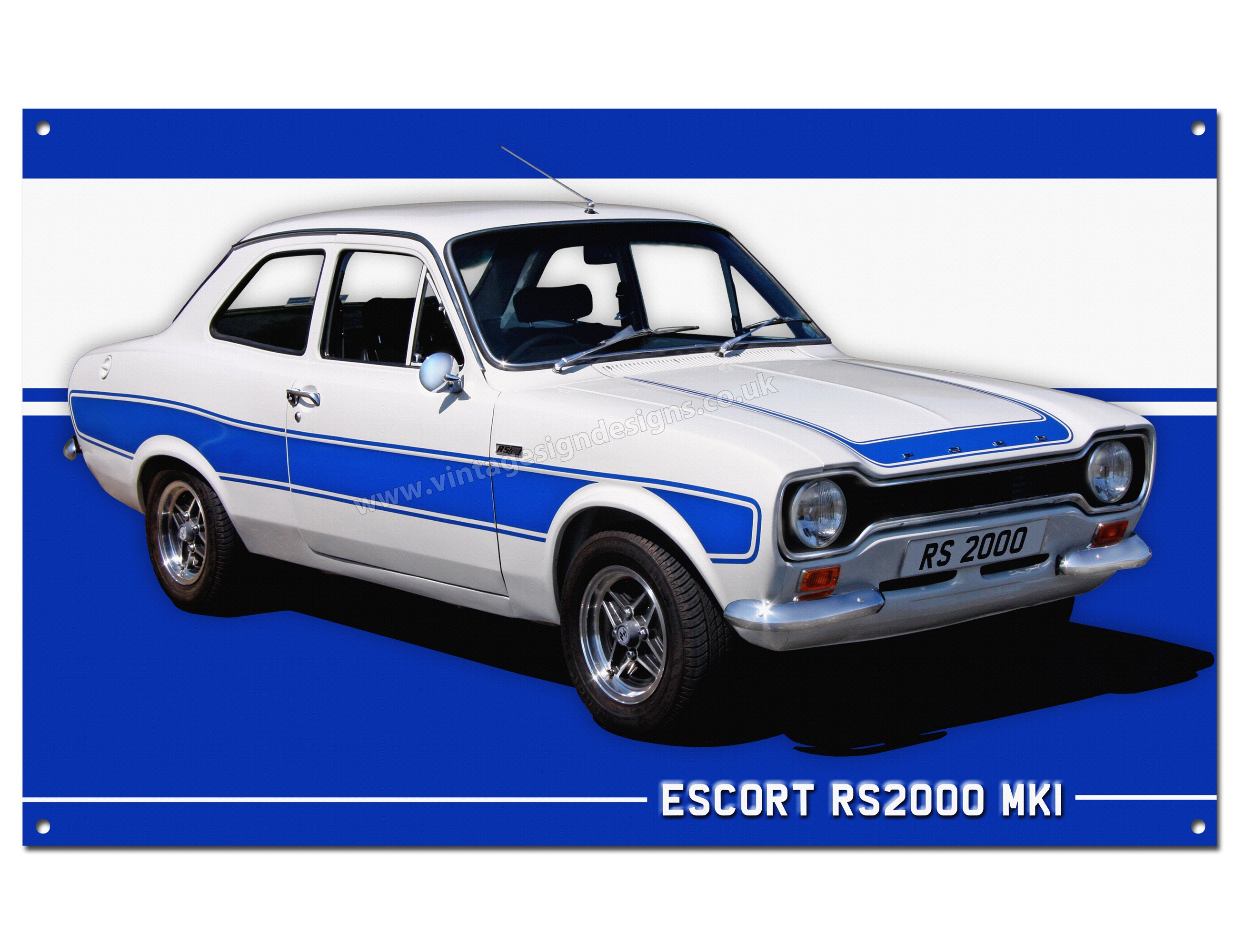 Ford Escort RS2000 Mki Car Art Metal Sign Size - Etsy