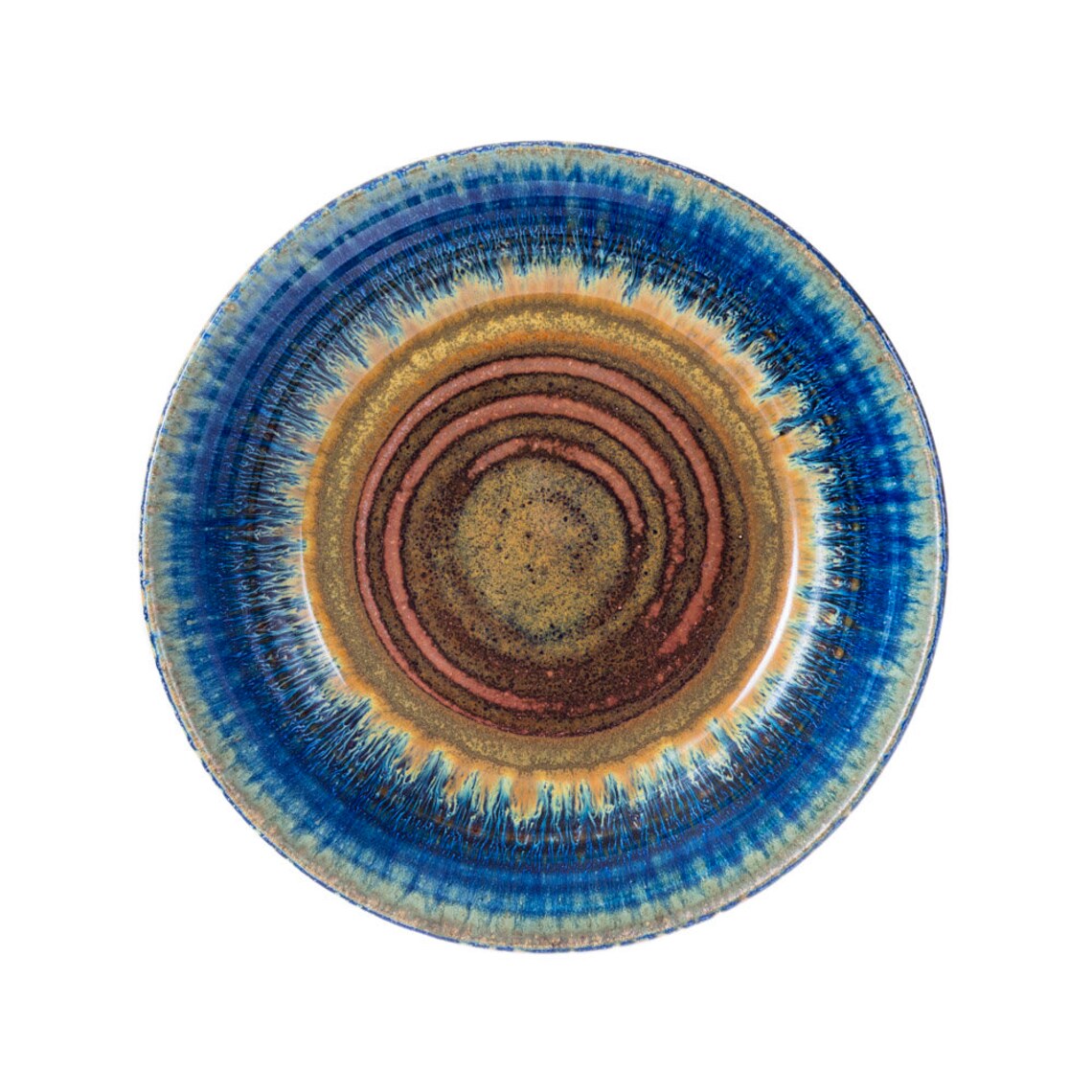 Pottery Pasta Bowl Ceramic Pasta Serving Bowl Blue Pottery - Etsy