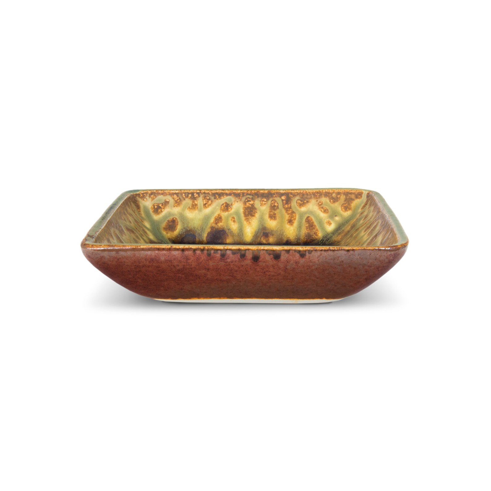 Red Ceramic Square Plate Small Ceramic Dish Great as a Key - Etsy