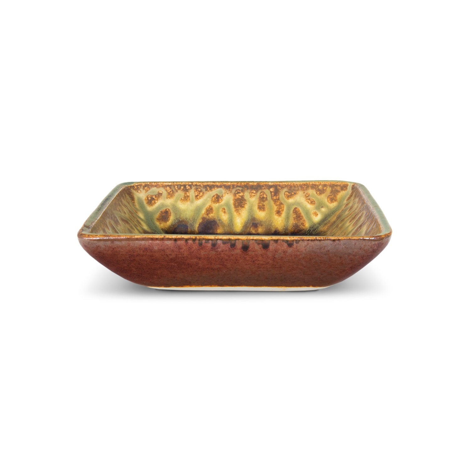 Red Ceramic Square Plate Small Ceramic Dish Great as a Key - Etsy