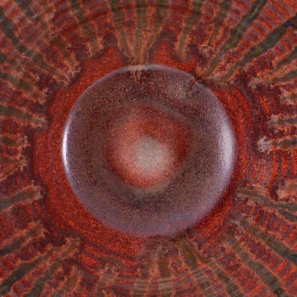 Large Stoneware Bowl in Rustic Red, Fruit Bowl Pottery, Large Serving ...