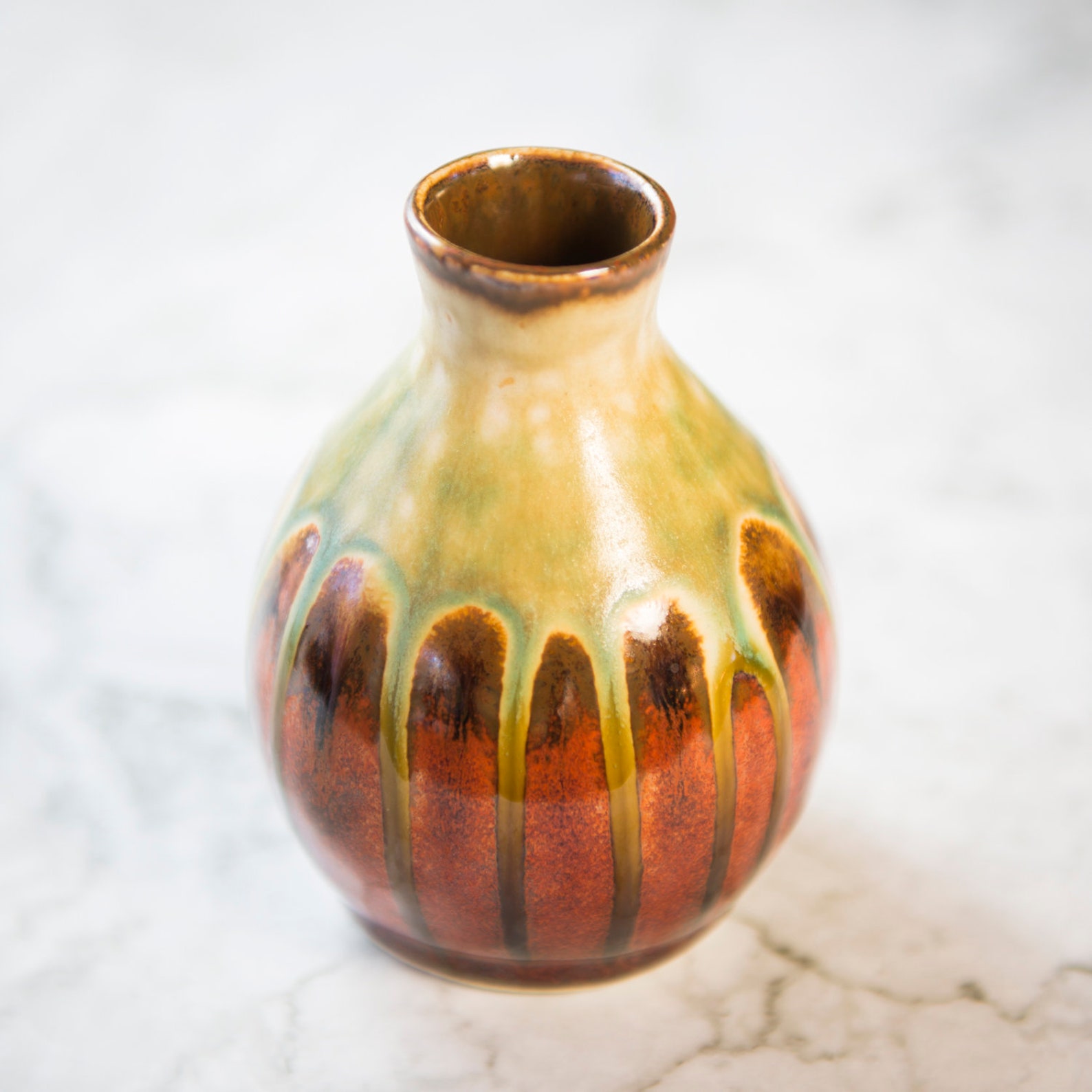 Handmade Ceramic Soap Dispenser Pump, Red Hand Soap Dispenser, Dish ...