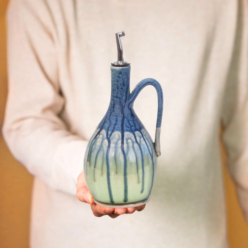 Ceramic Oil Bottle - Etsy