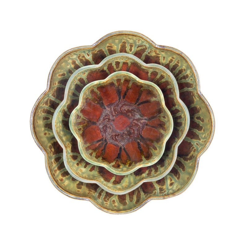 Ramen Bowl / Noodle Bowl Our Medium Flower Shaped Bowl is | Etsy