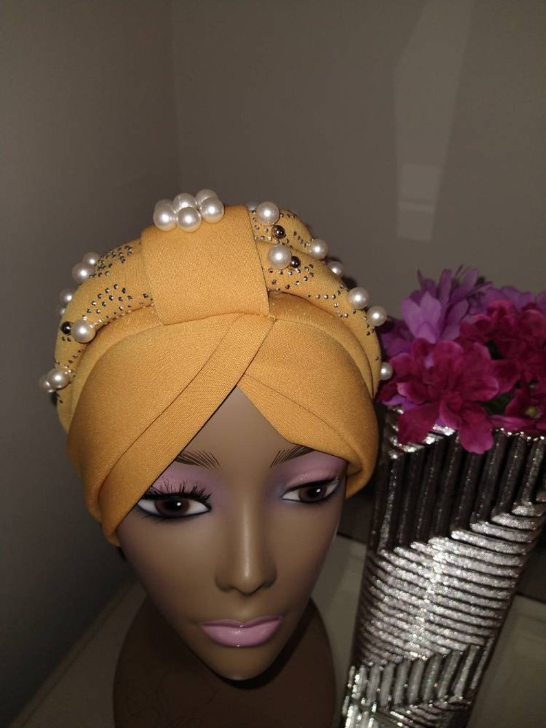 Turbans With Pearls for Women - Etsy