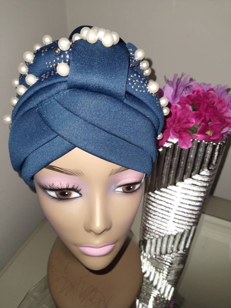 Turbans With Pearls for Women - Etsy