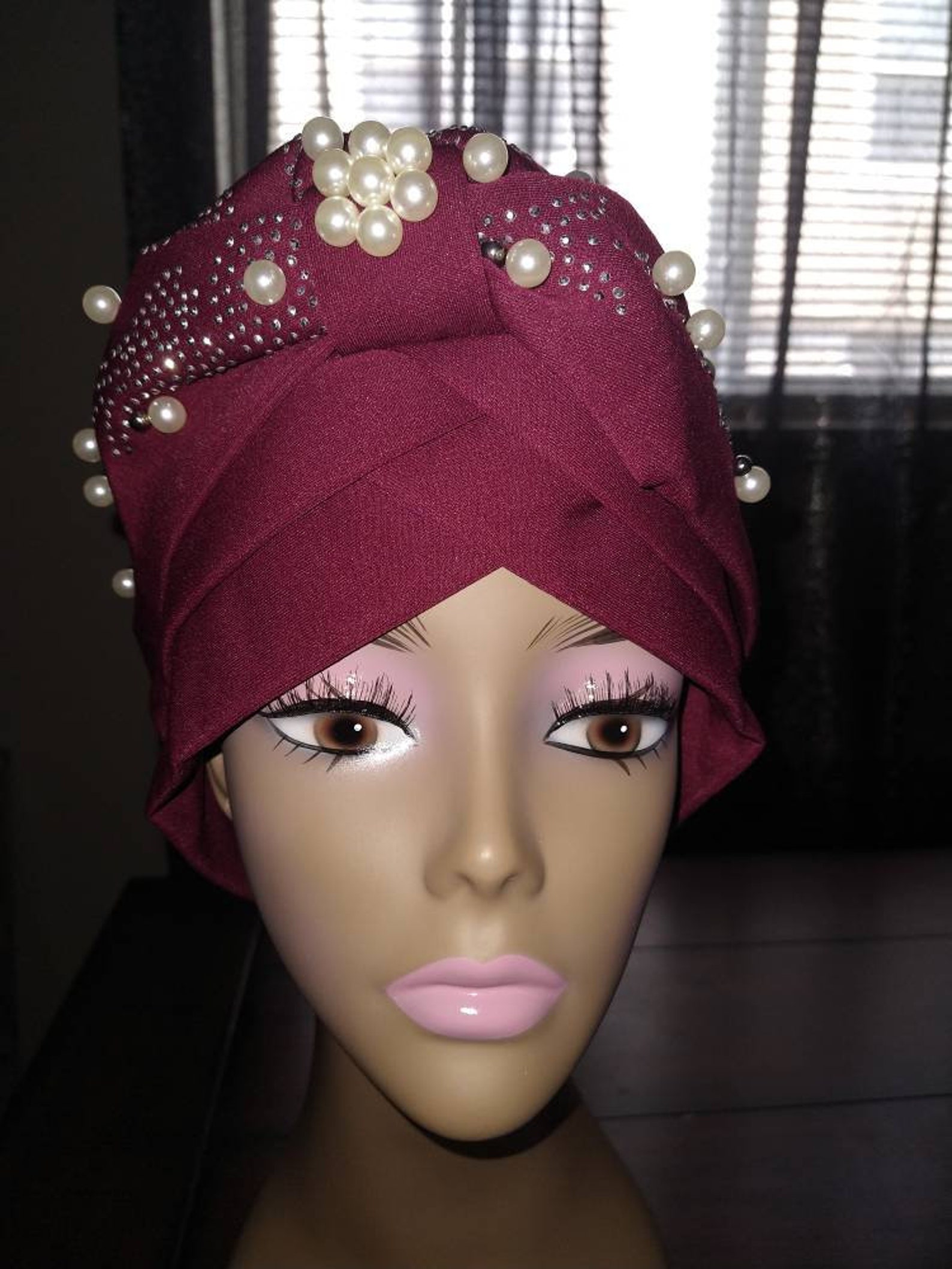 Turbans With Pearls for Women - Etsy