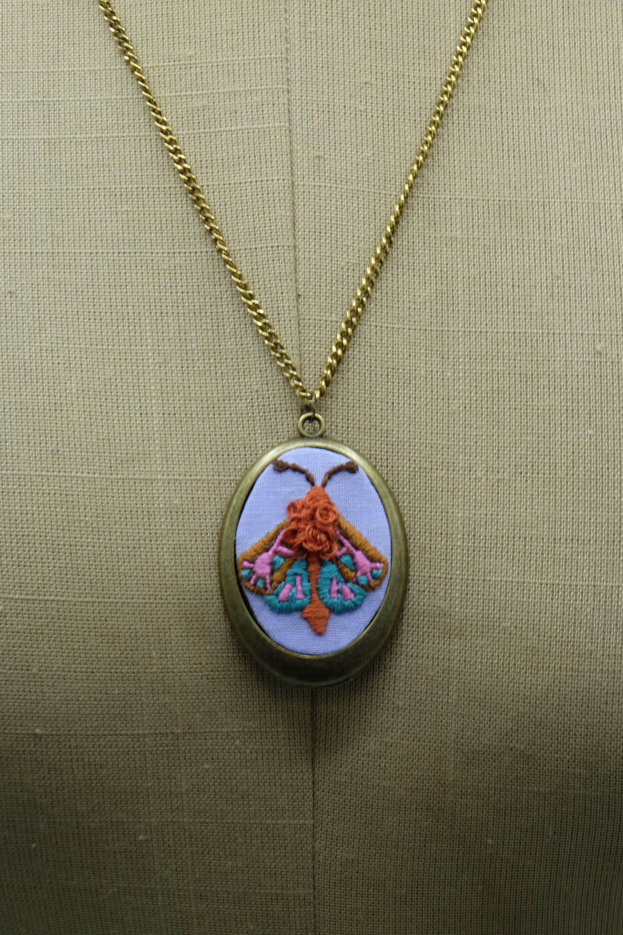 Moth Pendant - Etsy