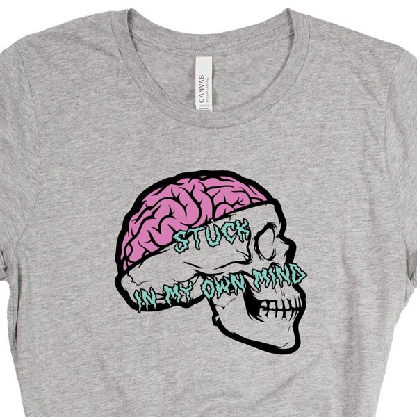 Gothic Mental Health Brain Shirt - Etsy