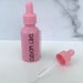 1oz/30ml EMPTY Pink Glass Dropper Bottle With Pink Dropper Top and ...