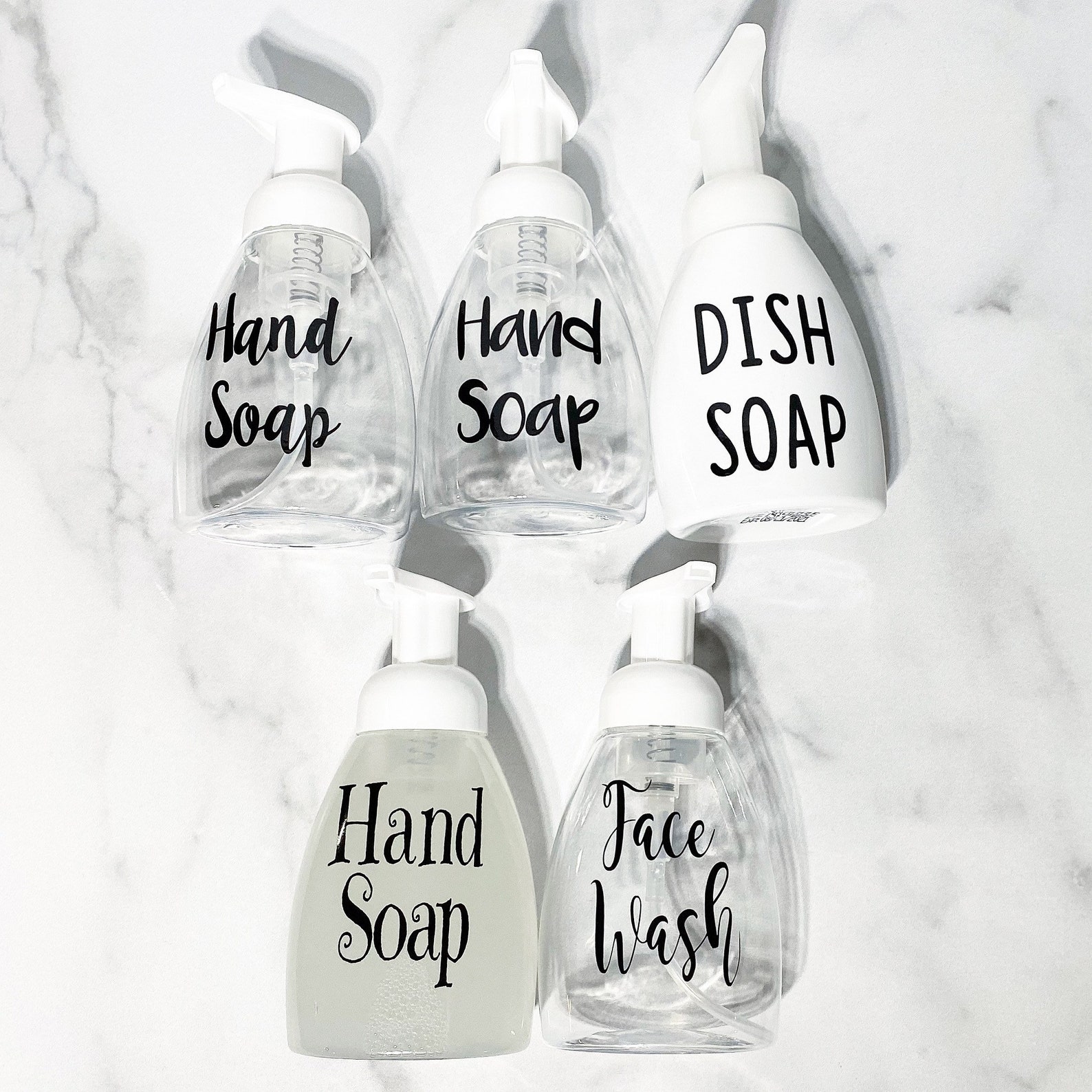Foaming Soap Bottle Labels Hand Soap Label Face Wash Label - Etsy