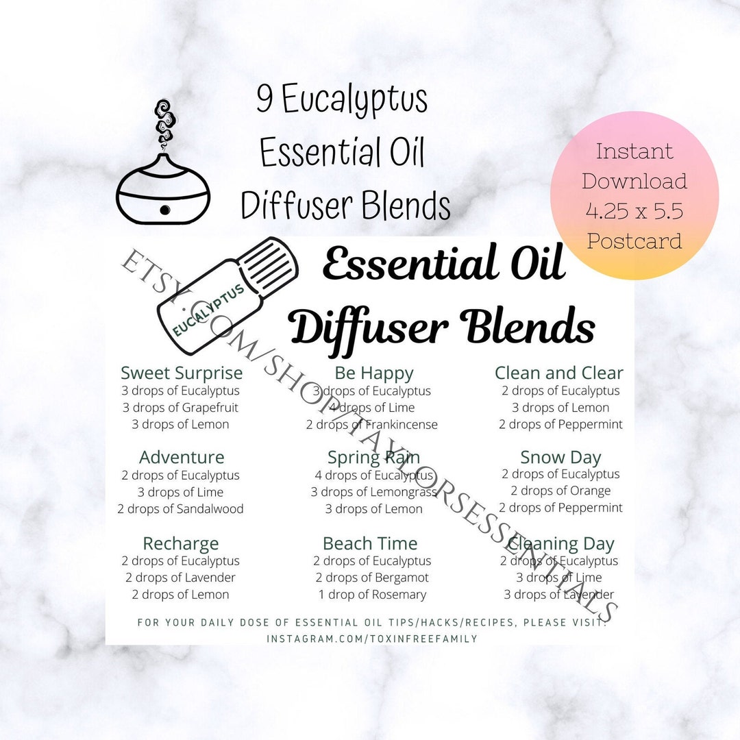 Eucalyptus Diffuser Blends | Eucalyptus Essential Oil Diffuser Blend ...