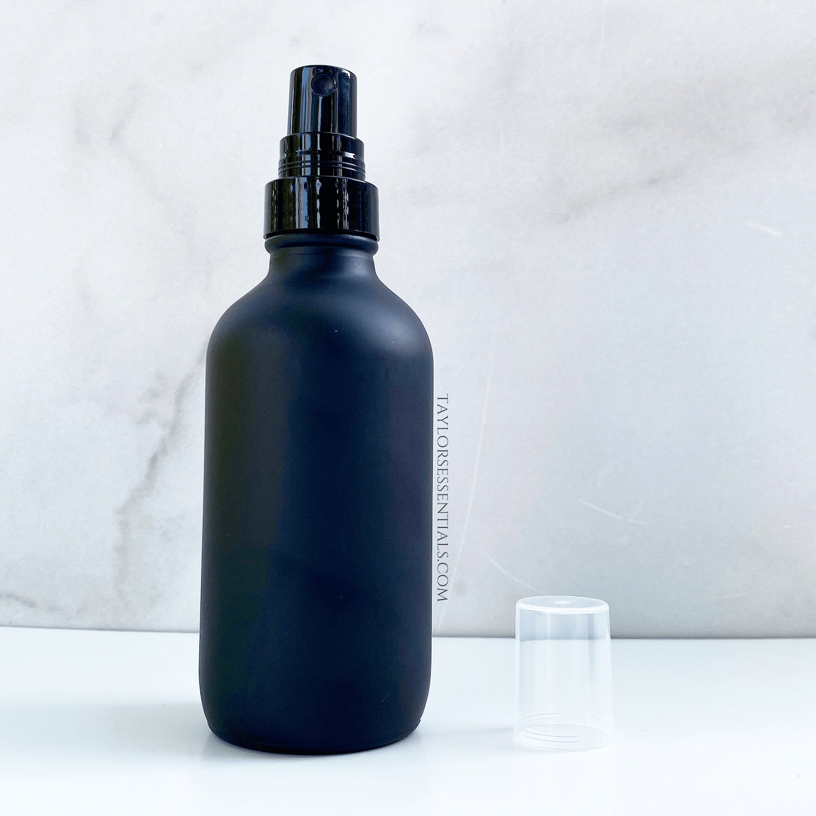 4 Oz Matte Black Glass Spray Bottle With Custom Vinyl Label - Etsy