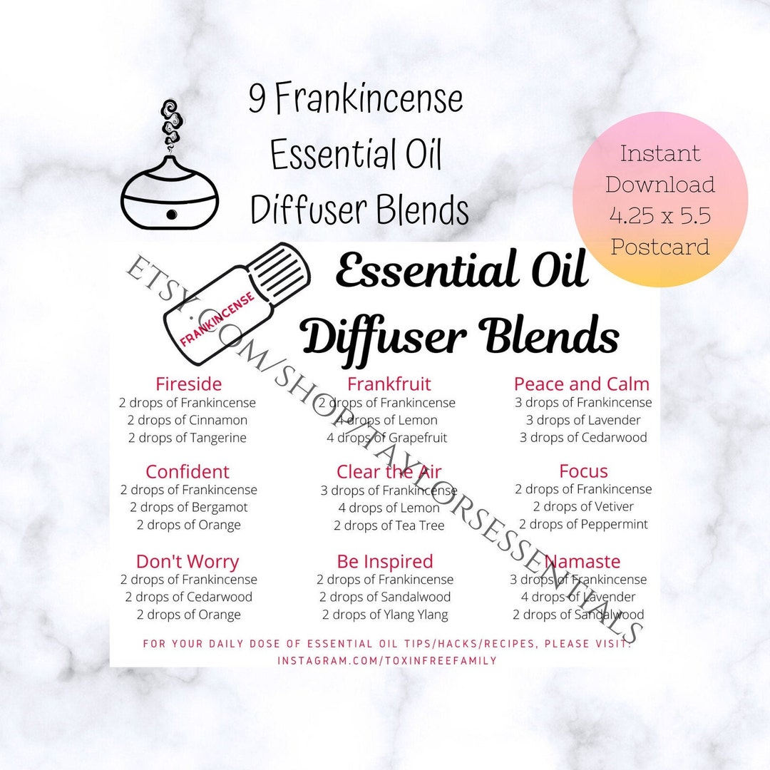 Frankincense Diffuser Blends | Frankincense Essential Oil Diffuser ...