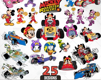 Mickey and Roadster - Etsy