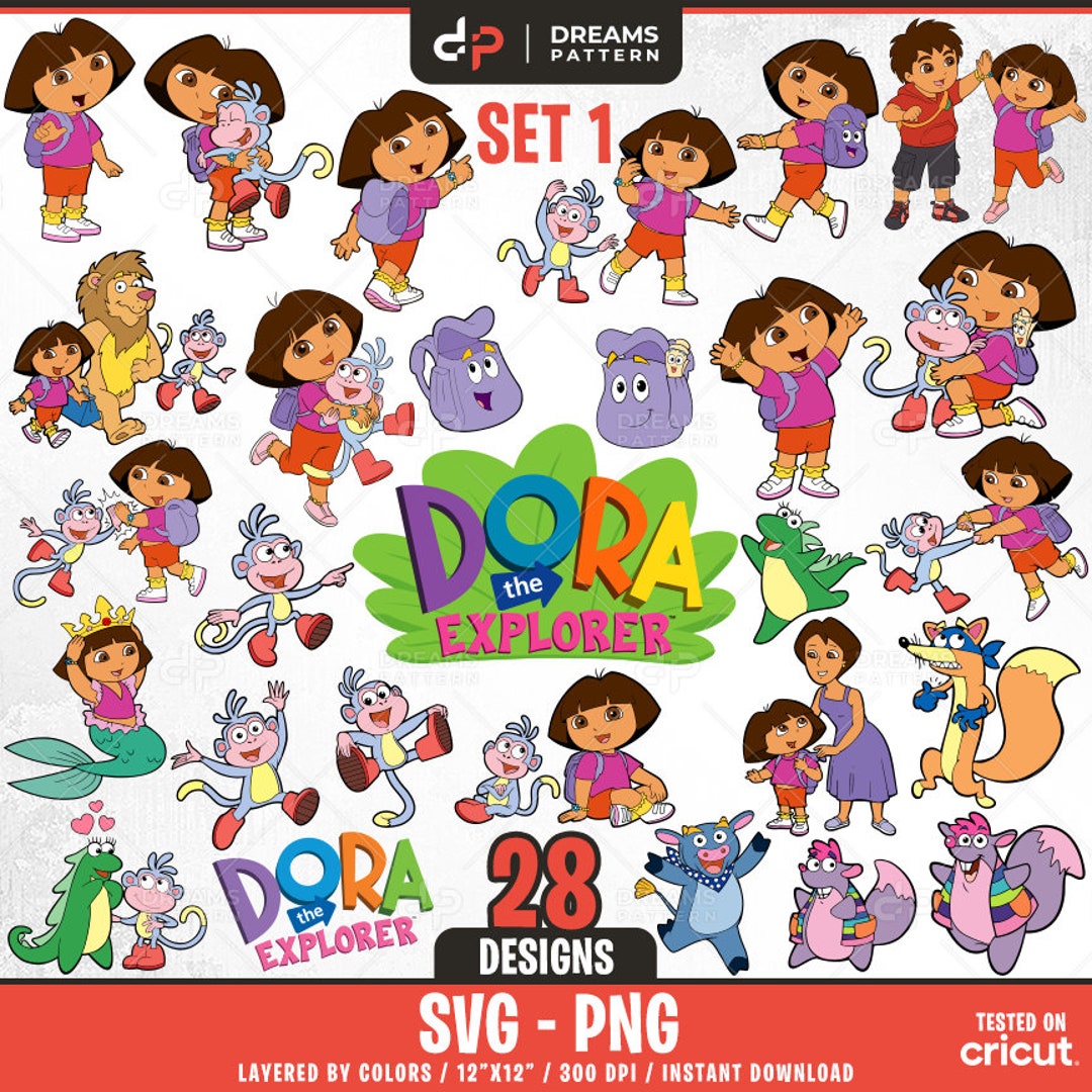 Dora The Entdecker Clipart, 28 Designs einfach zu verwenden ...