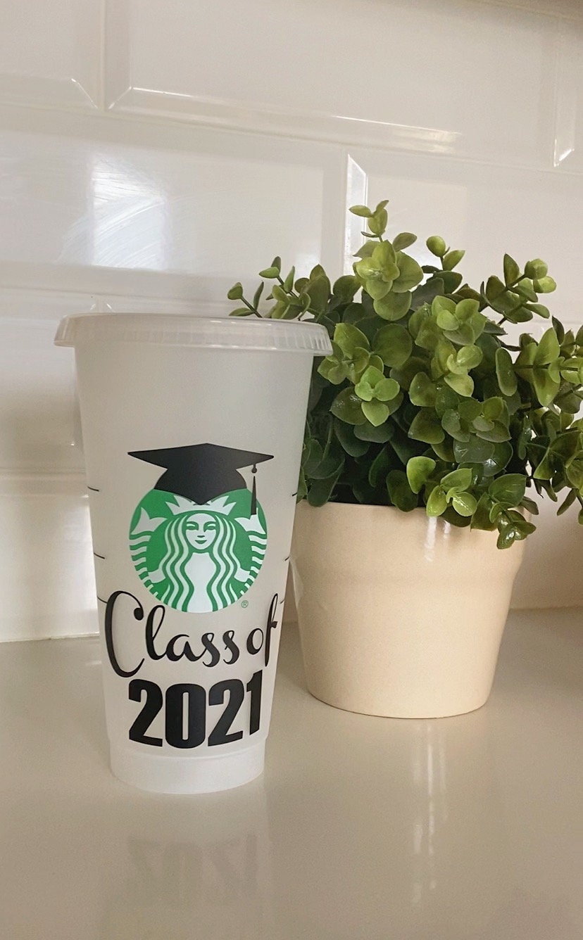 Graduating Class of 2021 Starbucks Cups - Etsy