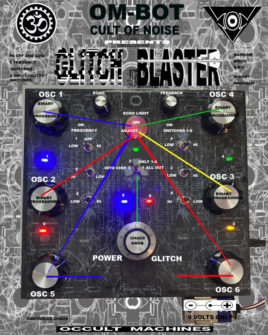 GLITCH BLASTER. A Random Noise Generator and 8-bit Sound Machine. - Etsy