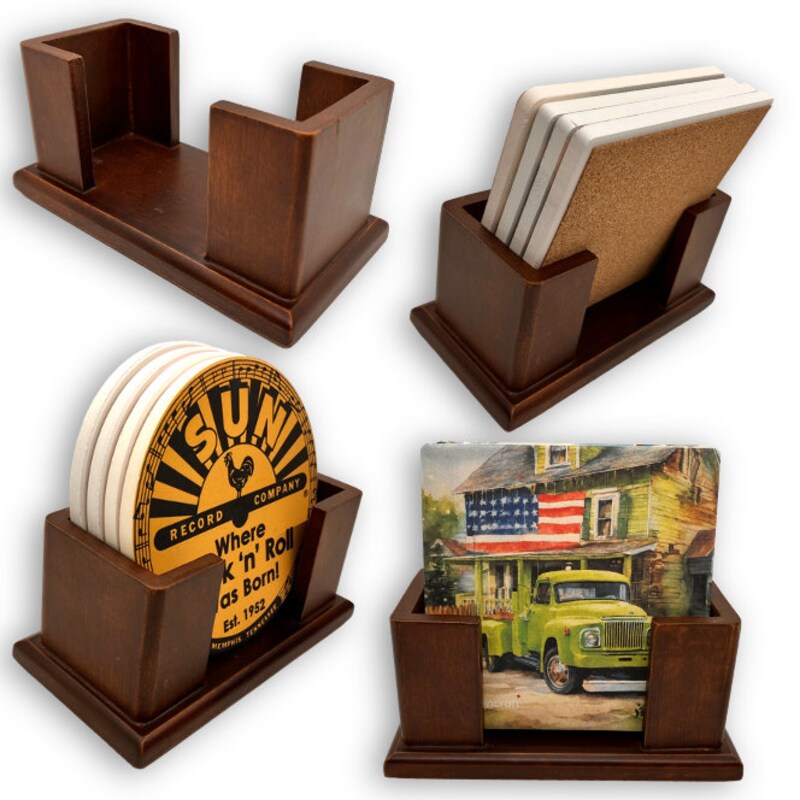 Coaster Holder - Etsy