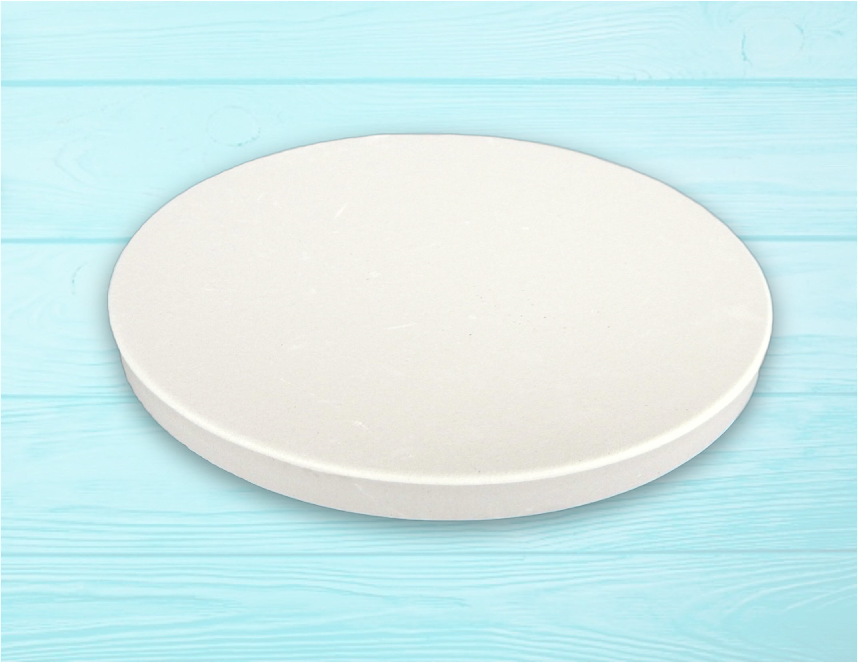 12 Blank Round Absorbent Stone Coasters With Cork Backing. - Etsy