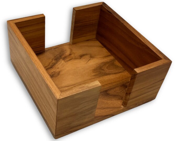 Wood Coaster Holder. Maple Finish Wooden. Holds up to 6 Coasters. Round ...