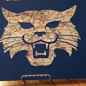 University of Kentucky Wildcat State of Kentucky Highway Map - Etsy