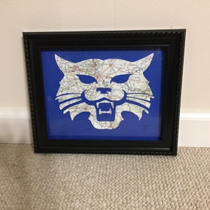 University of Kentucky Wildcat State of Kentucky Highway Map - Etsy