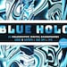 Blue Holo Digital Backgrounds, Chrome Texture, Winter Chromatic ...