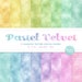 Pastel Velvet, Digital Paper Pack, Soft Velvet Seamless Textures ...