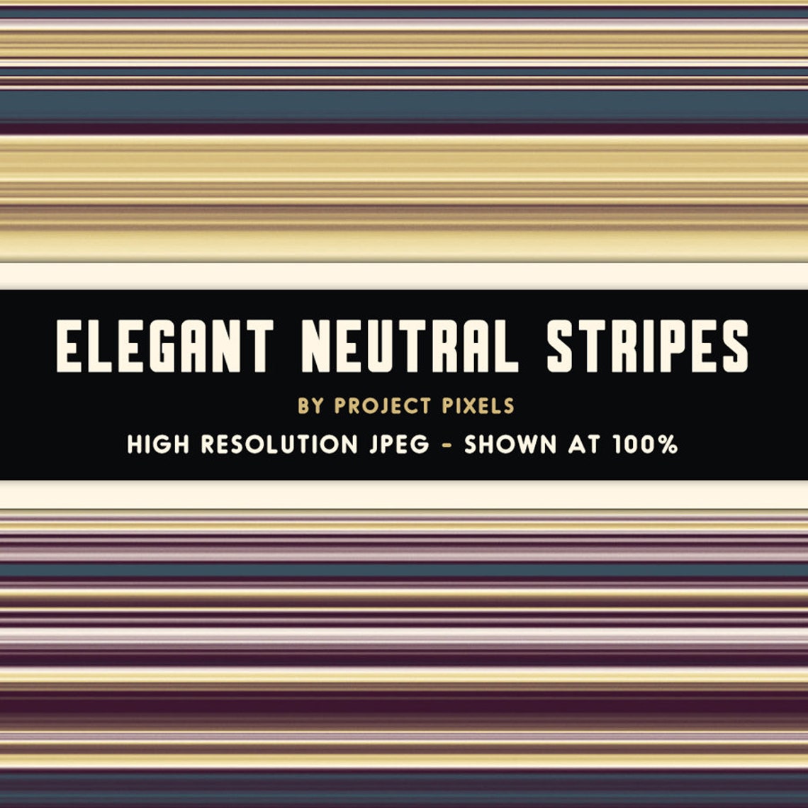 Elegant Neutral Stripes Digital Paper Seamless Patterns - Etsy