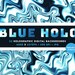 Blue Holo Digital Backgrounds, Chrome Texture, Winter Chromatic ...