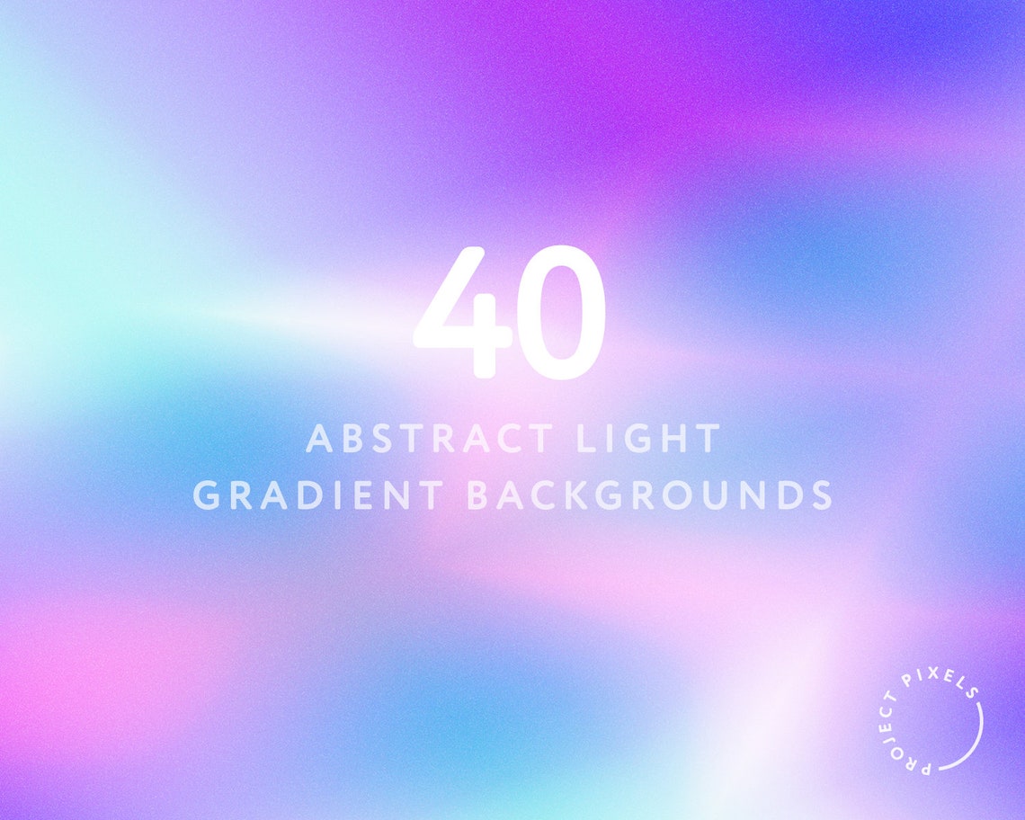 Dream Gradients Abstract Light Gradient Backgrounds Dreamy - Etsy