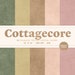 Cottagecore Digital Paper Pack, Earthy Seamless Textures, Natural Color ...