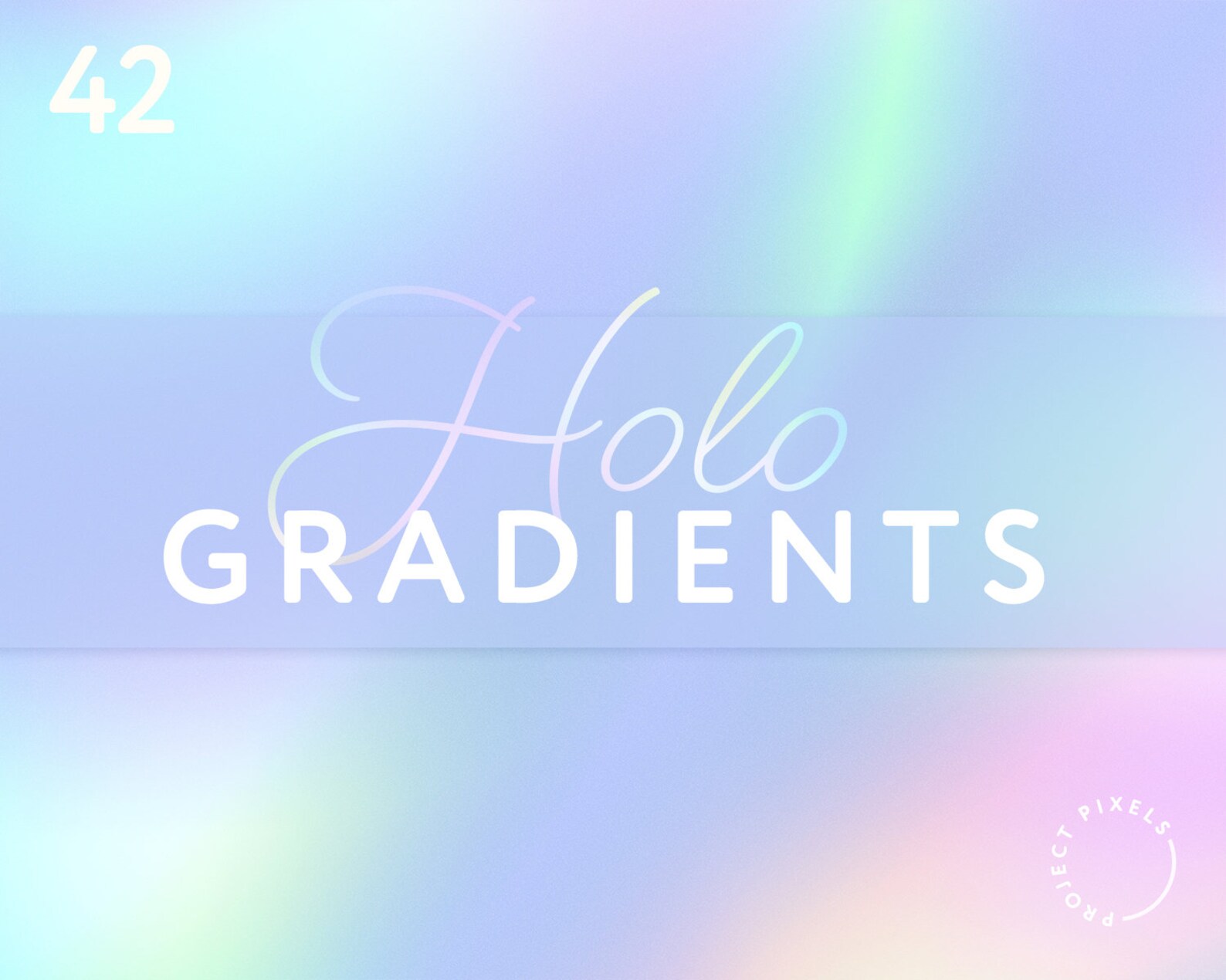Holo Gradients, Abstract Light Backgrounds, Dreamy, Pastel Rainbow ...