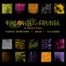 Halloween Grunge Textures, Digital Paper, Gritty Texture, Colorful ...