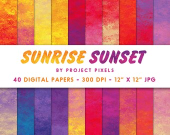 Multi Paint, Digital Paper Pack, Rainbow Paper, Paint Art Texture ...