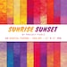 Sunrise Sunset, Digital Paper Pack, Rainbow Paper, Paint Art Texture ...