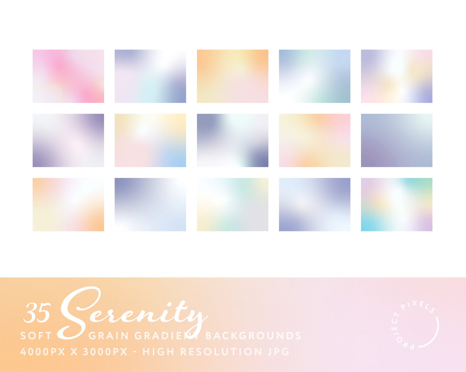 Serenity Gradients, Abstract Gradient Backgrounds, Dreamy Gradients ...