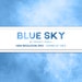 Blue Sky Digital Paper, Soft Paint Texture, Sky Backgrounds, Blue ...