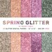 Spring Glitter Digital Paper, Glitter Backgrounds, Glitter Texture ...