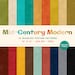 Mid Century Modern, Digital Paper, Retro Seamless Textures, Vintage ...