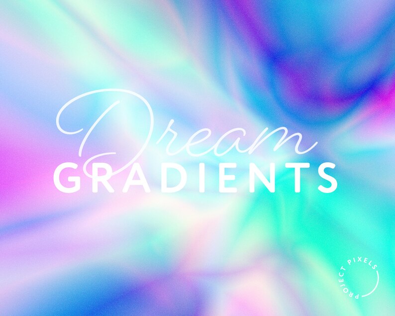 Dream Gradients, Abstract Light Gradient Backgrounds, Dreamy, Neon ...