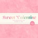 Sweet Valentine Digital Paper, Soft Art Textures, Romantic Colors ...