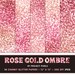 Rose Gold Ombre Glitter, Digital Paper, Glitter Backgrounds, Chunky ...